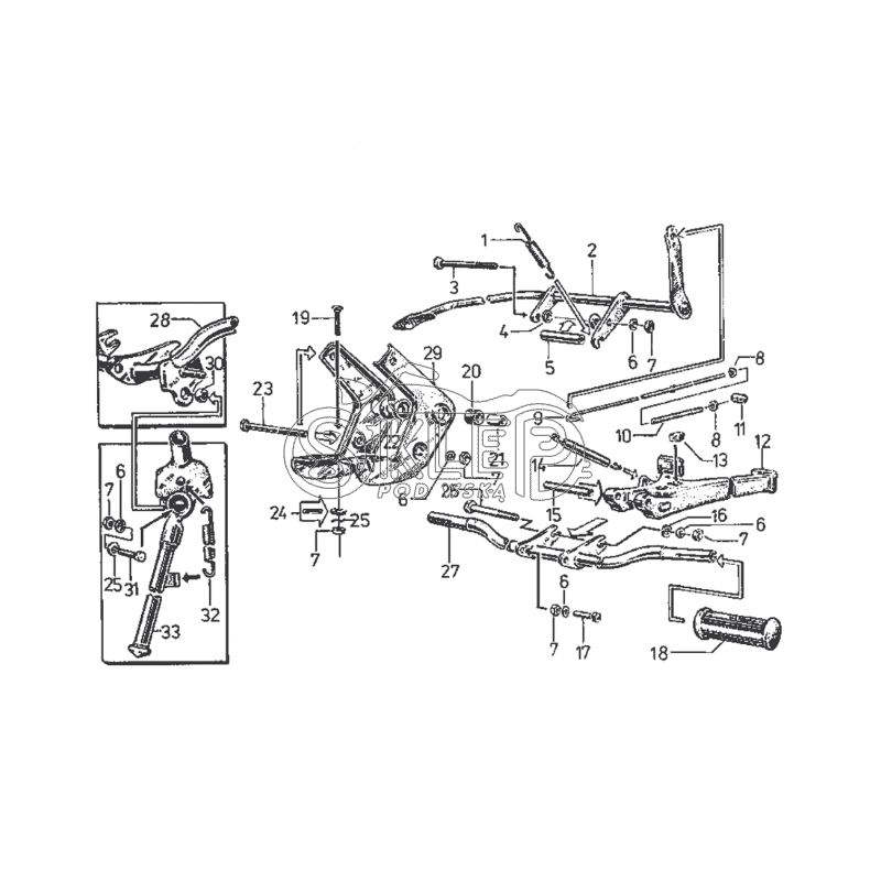 Mocowanie silnika - Simson S51